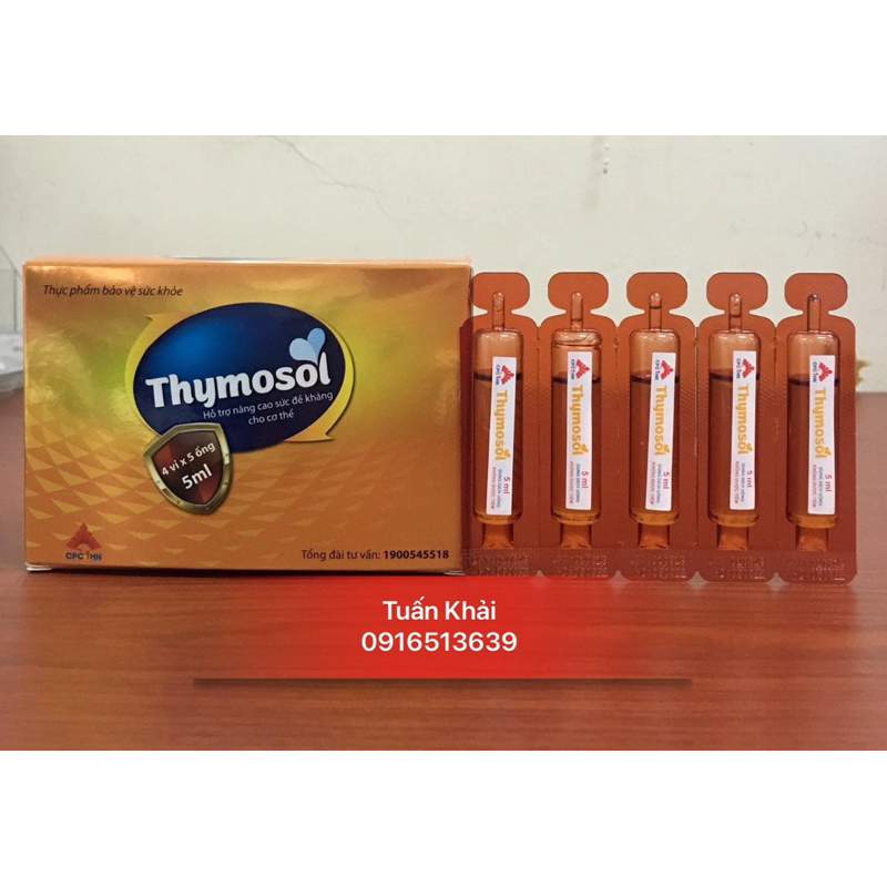 Dung dịch uống tăng cường sức đề kháng THYMOSOL (Thymomodulin) - hộp 20 ...