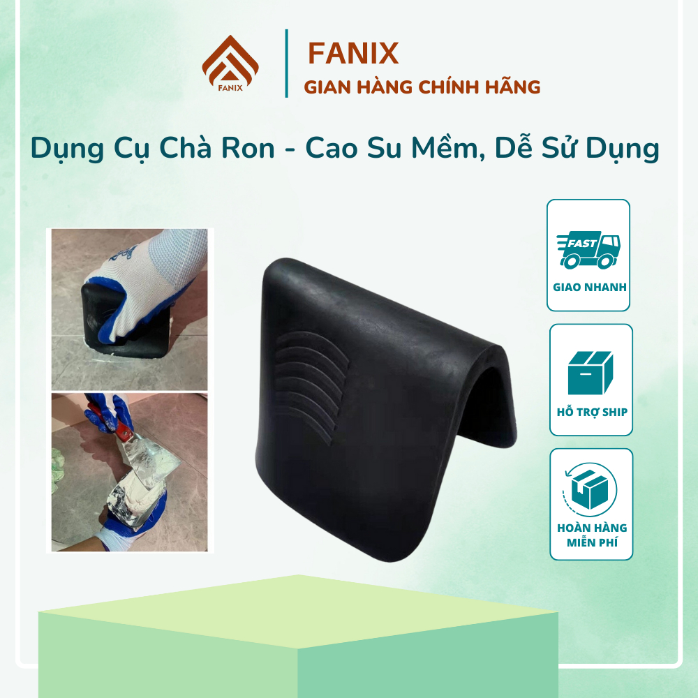 Dụng cụ chà ron, chít keo chà ron gạch, chít mạch gạch. Cao su mềm, dễ ...
