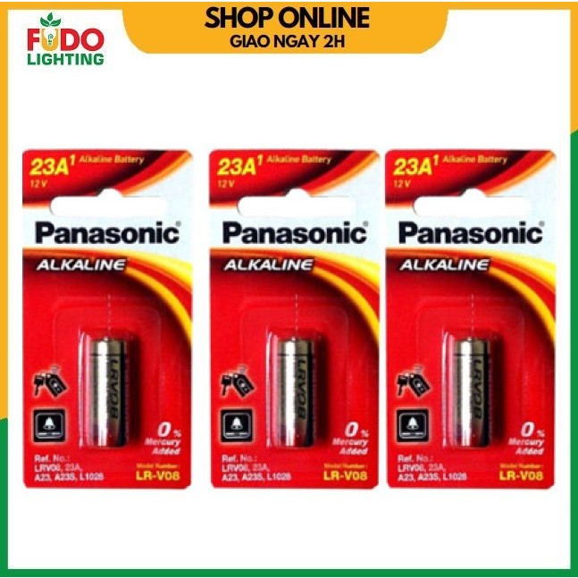 Pin Panasonic 12V 23A/ 27A dùng cho chuông, điều khiển cửa cuốn chính hãng | Shopee Việt Nam