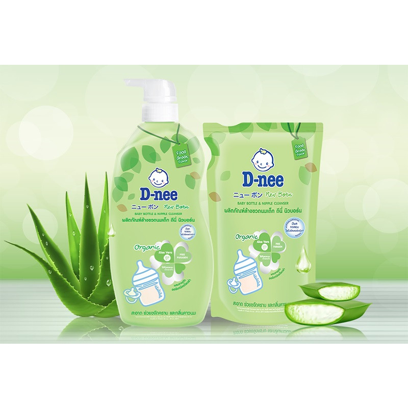 Nước rửa bình sữa Dnee Organic 600ml ( Có chai và túi) | Shopee Việt Nam