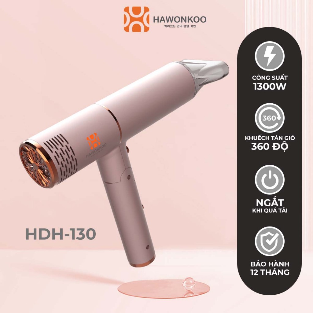 Máy Sấy Tóc Hawonkoo HDH-130 Công Suất 1300W Bảo Hành 12 Tháng | Shopee ...