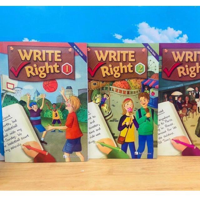 Sách - Luyện Viết Tiếng Anh Write Right (3 Cuốn) | Shopee Việt Nam