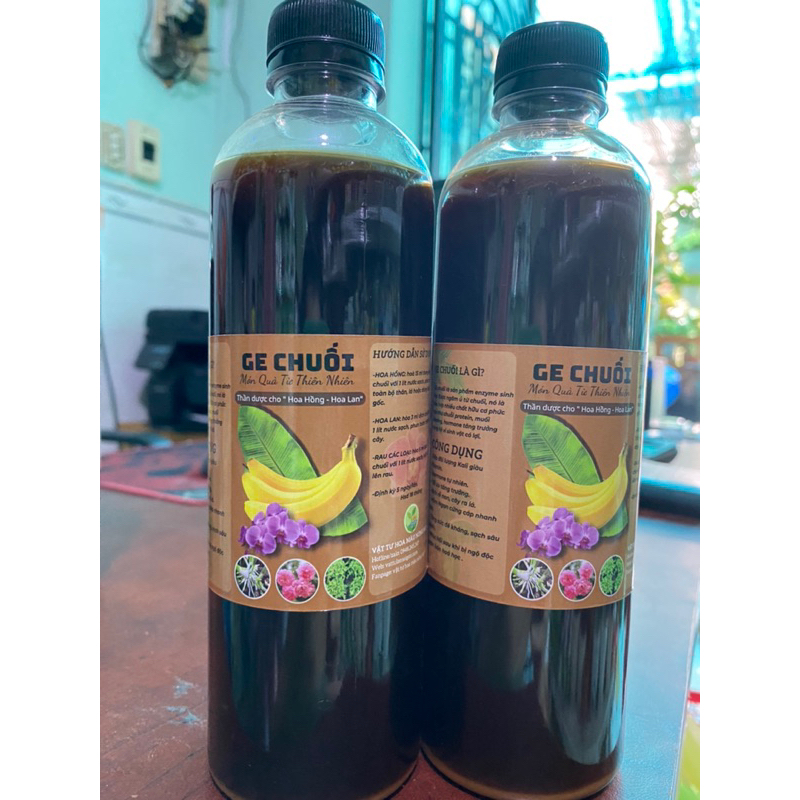 GE CHUỐI PHÂN BÓN HỮU CƠ BỔ SUNG KALI CHO CÂY TRỒNG GIÚP CÂY NHANH RA RỄ CHAI 500 ML | Shopee ...