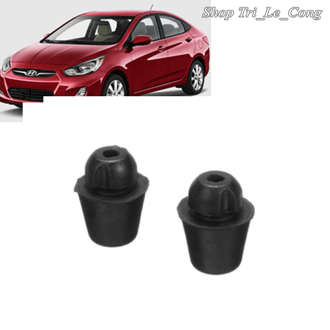 Kona Chốt cao su nắp capo Nút giảm chấn chống xóc trước sau đệm cốp cửa ...