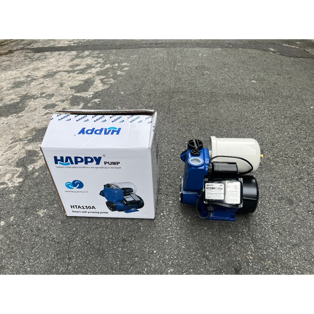 Máy bơm tăng áp tự động Happy Pump HTA130A, cs 130W Vua Tools | Shopee ...