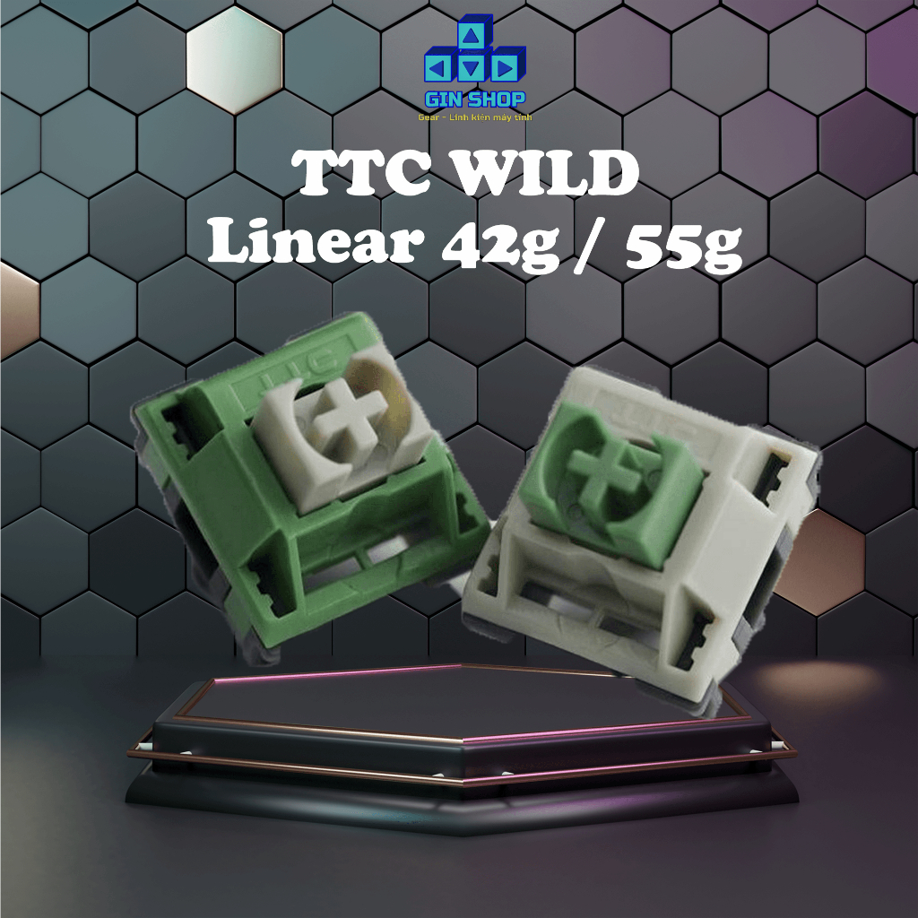 Công tắc bàn phím cơ TTC Wild Switch Linear 5 pin Switch 42g 55g | TTC ...