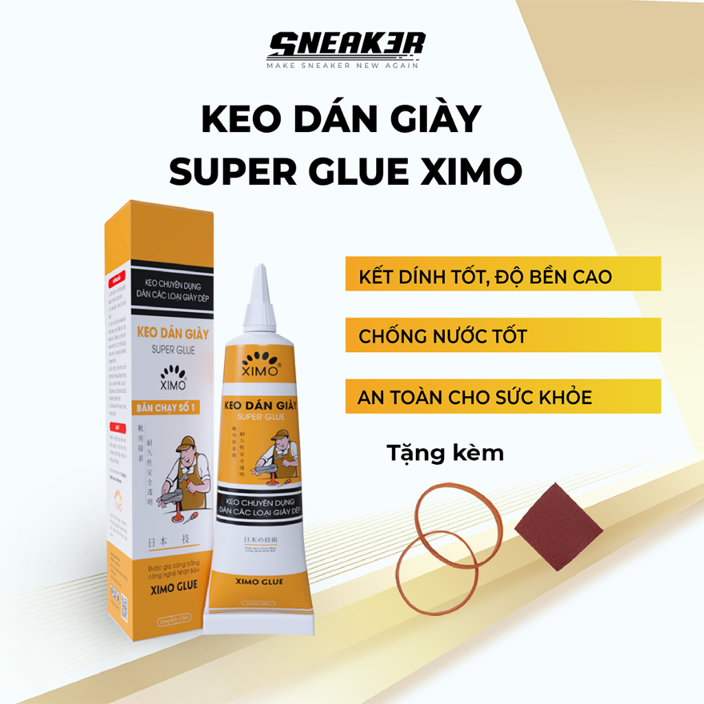 Keo dán giày siêu dính XIMO 30ml, 60ml,110ml An toàn, Chống nước, Không ...