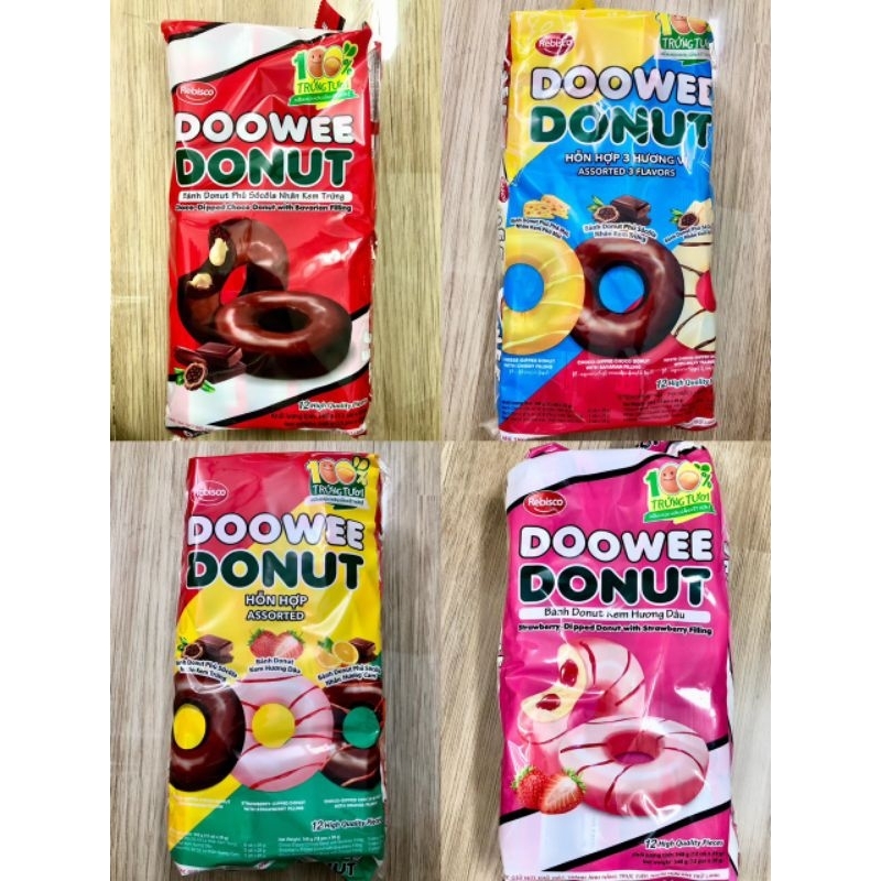 Bánh Donut DOOWEE 12 cái (348g) | Shopee Việt Nam