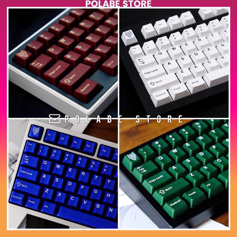 Keycap Aifei Icon Pyga V2 Cherry Profile bàn phím cơ Keycap Emerald ...