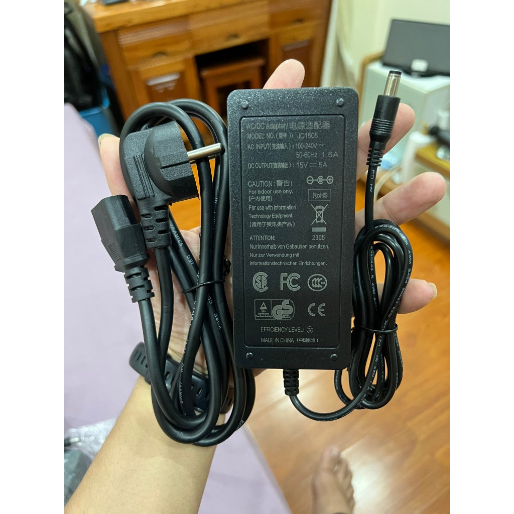 Nguồn Adapter 15V 5A Cho Sạc Imax B6, Sạc Loa Kéo (DC 15v 5000ma) cao cấp... | Shopee Việt Nam