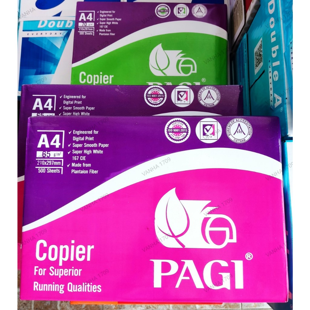 PAGI giấy in, giấy photo size A5, A4 và A3 | Shopee Việt Nam