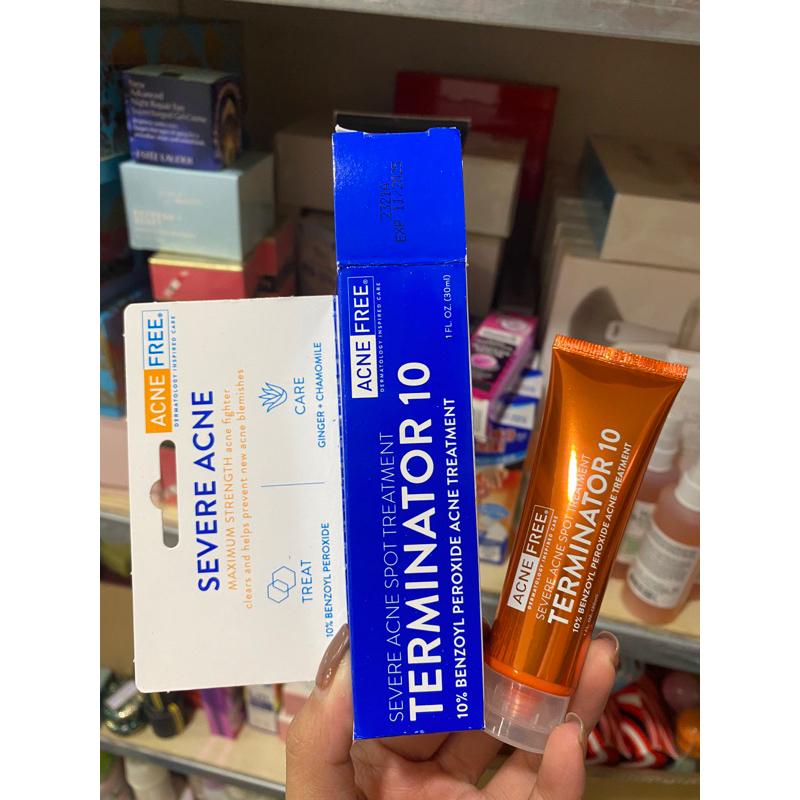 Kem Chấm Mụn AcneFree Terminator 10 Acne Spot Treatment with 10% ...