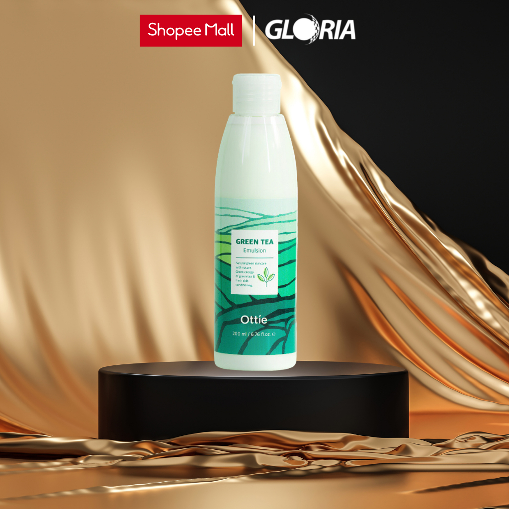 Tinh Chất Dưỡng Da Trà Xanh Ottie Green Tea Emulsion 200ml | Shopee Việt Nam