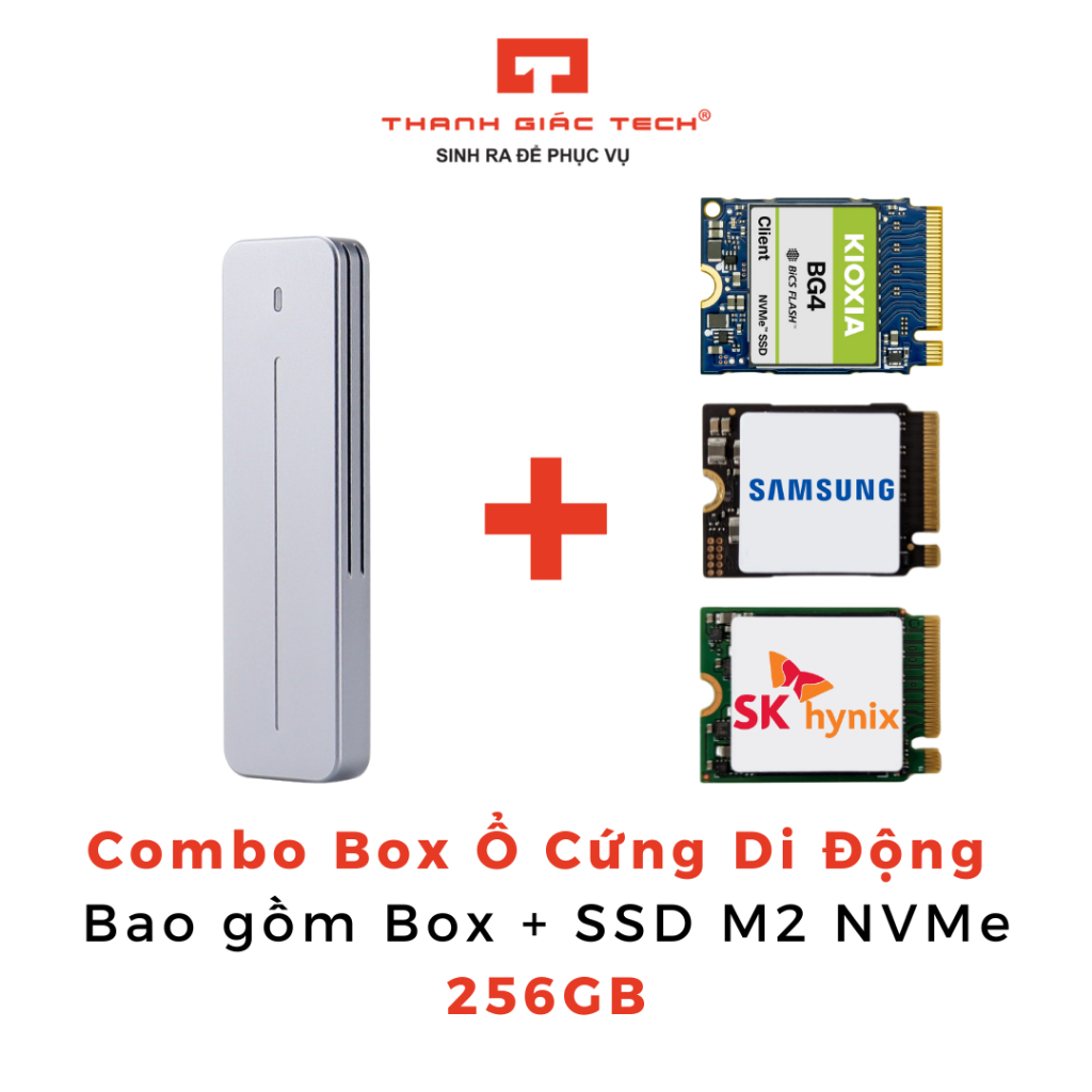 Combo Box Ổ Cứng Di Động iTGZ Kèm SSD M2 NVMe 2230 - Bảo Hành 3 Tháng ...