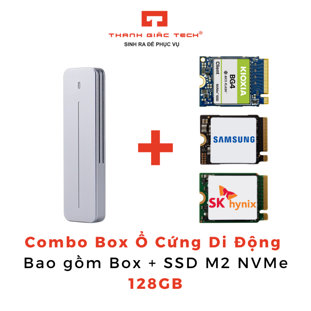Combo Box Ổ Cứng Di Động iTGZ Kèm SSD M2 NVMe 2230 - Bảo Hành 3 Tháng ...
