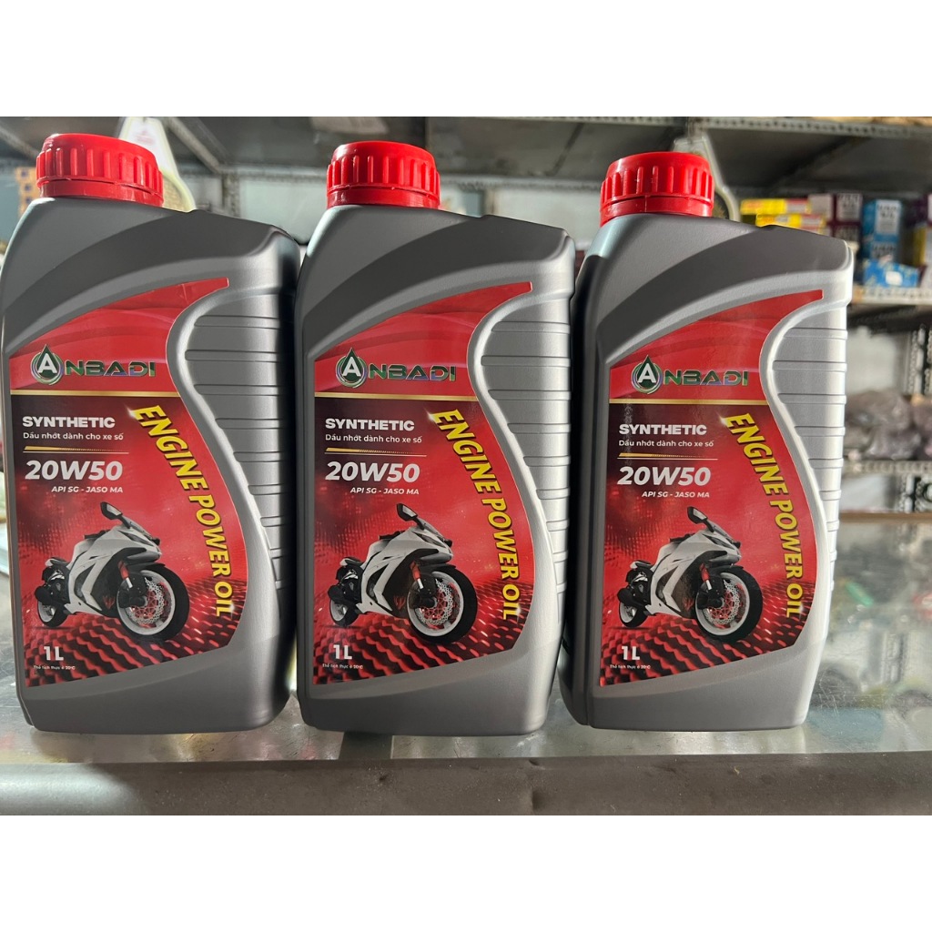 Dầu (nhớt) Anbadi 20w-50 SG 1L dùng cho xe số, xe tay côn | Shopee Việt Nam