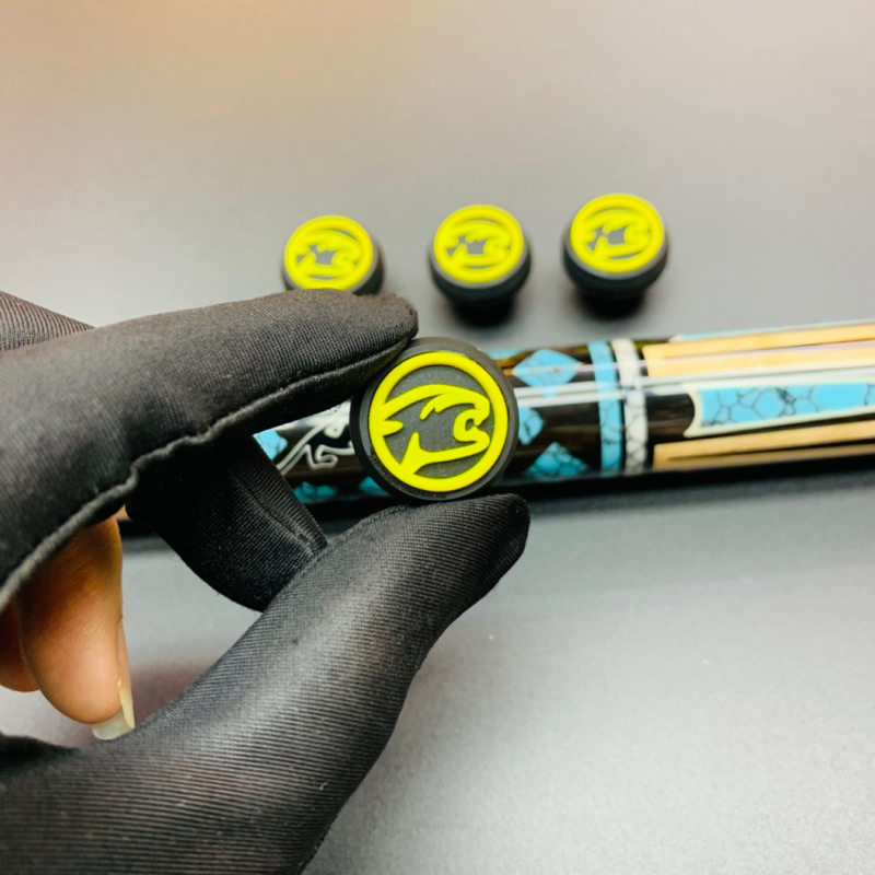 Bịt đáy cao su bảo vệ chuôi cơ gậy bi a bida Predator có logo nổi ...