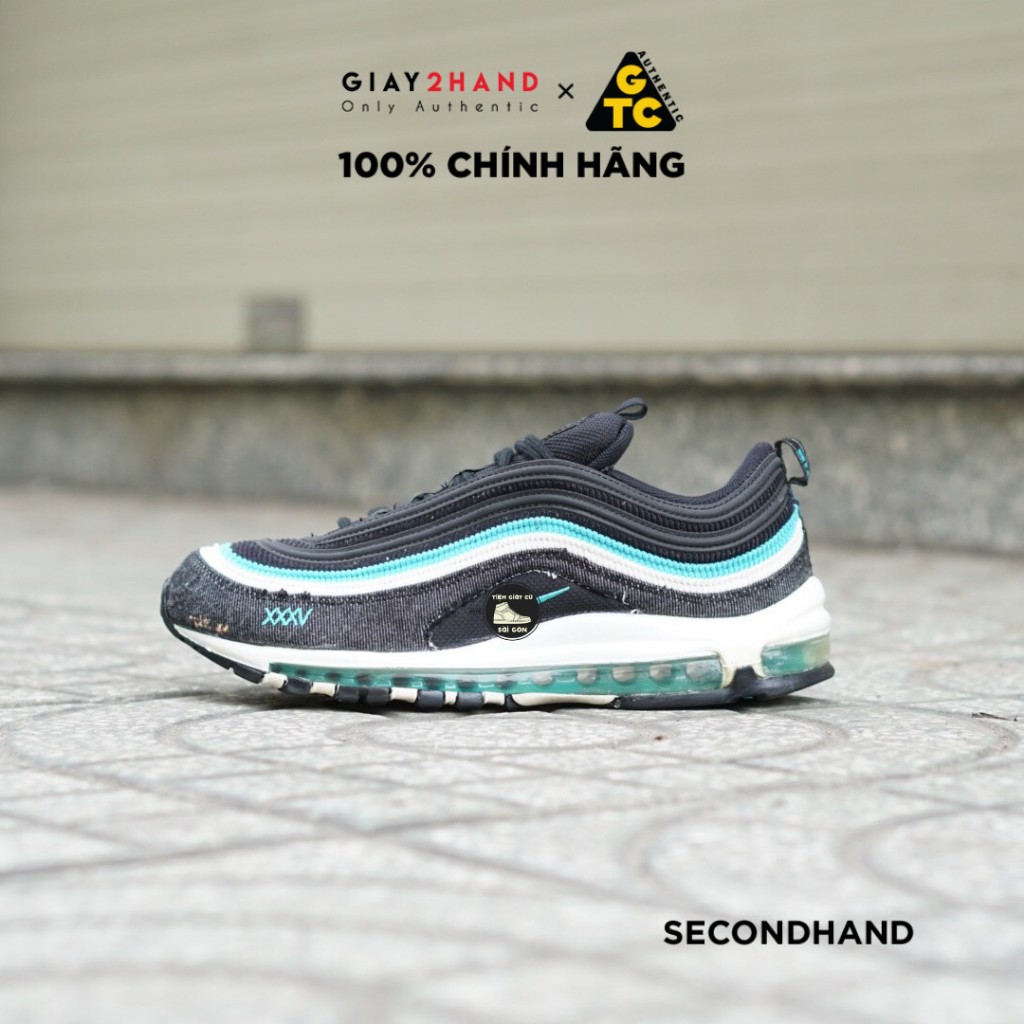 [ĐÃ QUA SỬ DỤNG] AM 97 BLACK SPORT TURQUOISE DN1893-001 - SECONHAND ...
