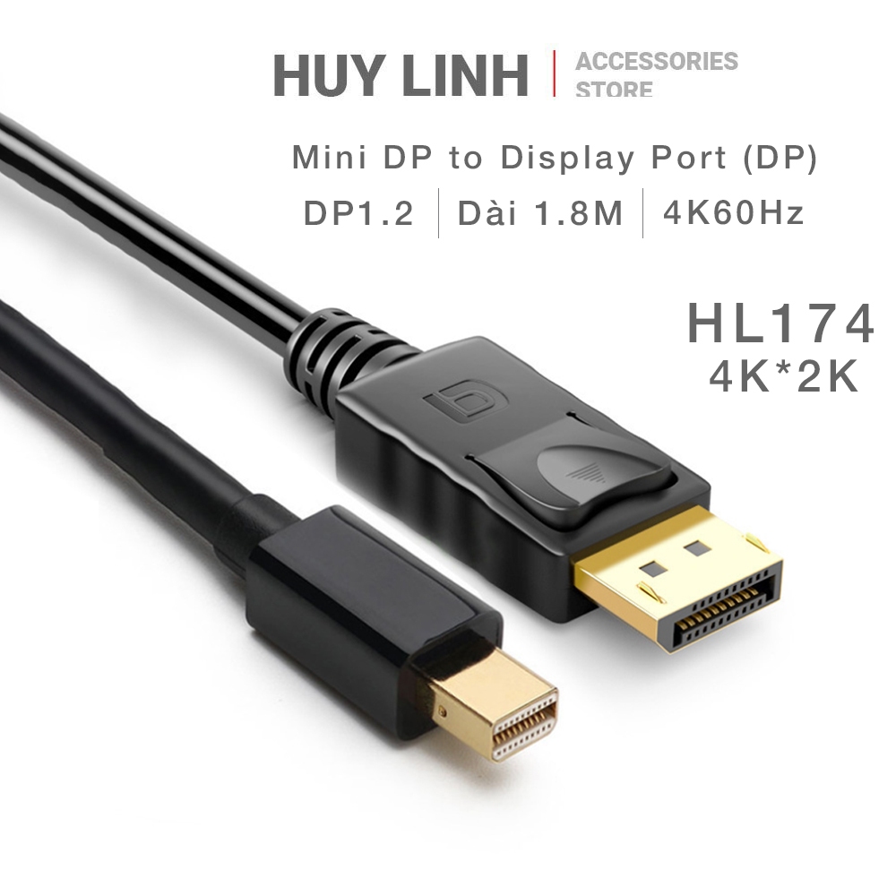 Cáp chuyển đổi Mini Displayport sang HDMI - Hỗ trợ độ phân giải 4K60Hz ...