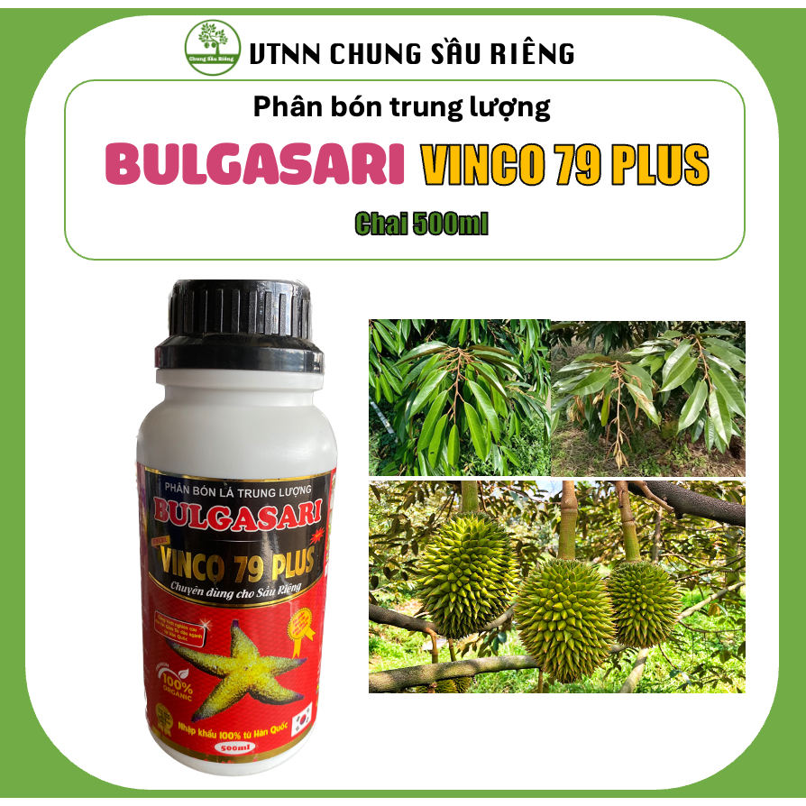 Chai 500 ml Vinco 79 Phân bón trung vi lượng, dùng trong sản xuất nông ...