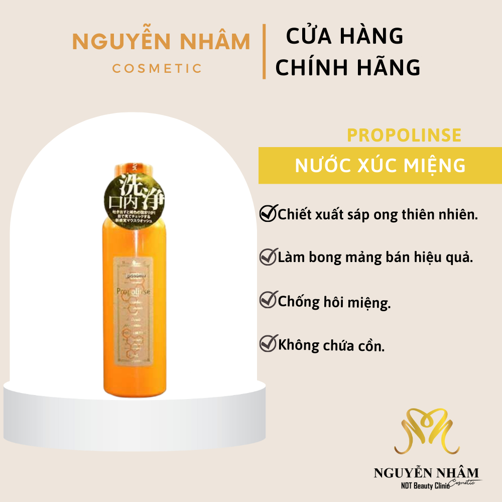 Nước súc miệng propoline 600ml - cam, chống mảng bám hàng nội địa nhật ...