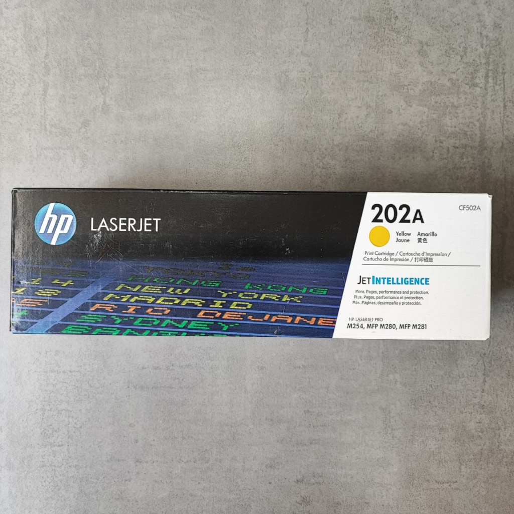Mực in HP 202A (CF502A) Yellow Original LaserJet Toner Cartridge - Dùng ...
