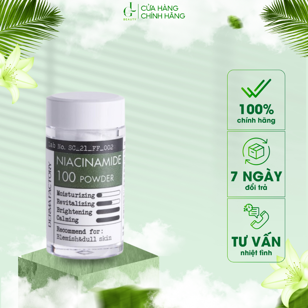 Bột dưỡng da Derma Factory Niacinamide 100 Powder 9g | Shopee Việt Nam