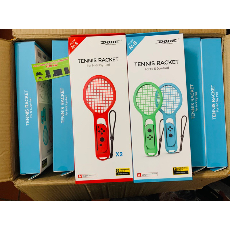 Vợt tennis racket Nintendo Switch bộ 2 cái của hãng Dobe | Shopee Việt Nam