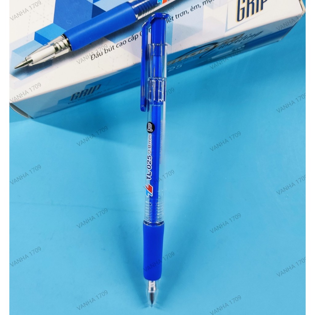 Thiên Long TL025 Bút bi mực xanh, đen và đỏ 0.8mm. | Shopee Việt Nam