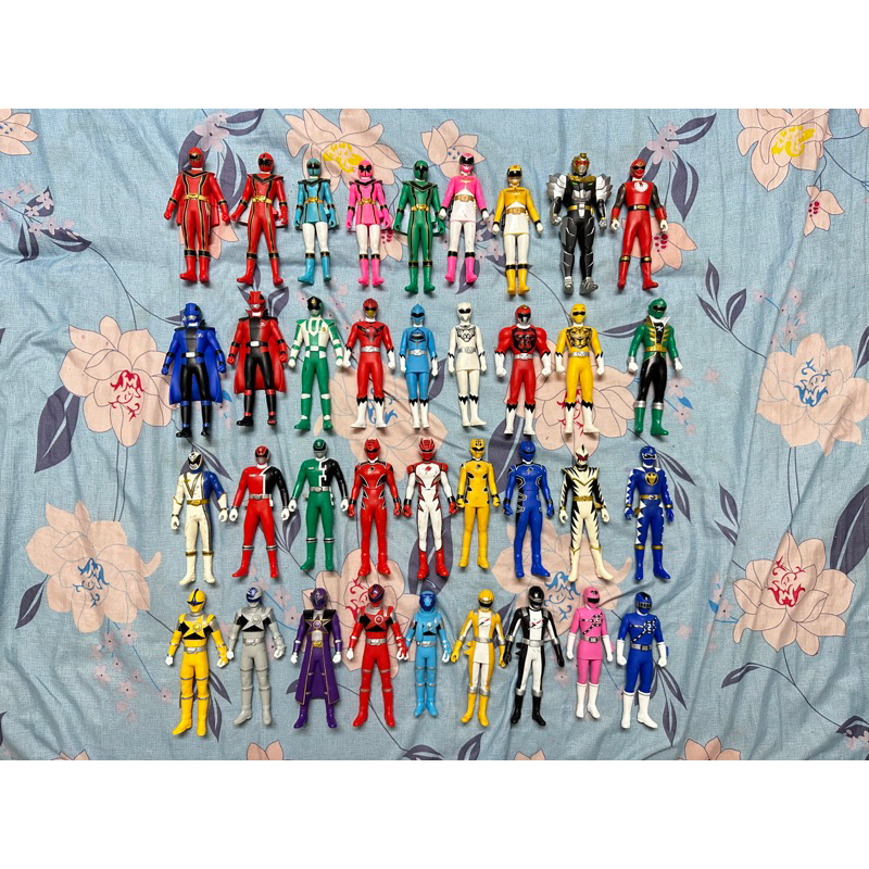 Mô hình 5 anh em siêu nhân chiến đội Figure Super Sentai Soft Vinyl ...