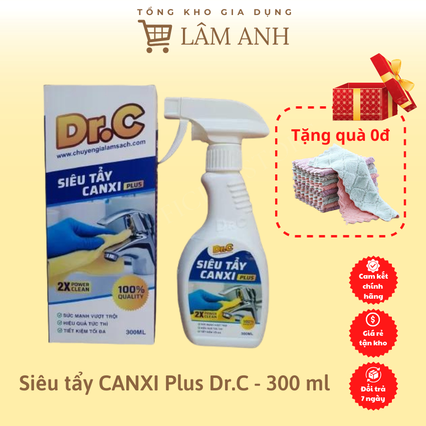 Dung Dich Tẩy Cặn Canxi Plus Dr.C chính hãng 300ml - Tẩy Cặn Canxi Trên ...