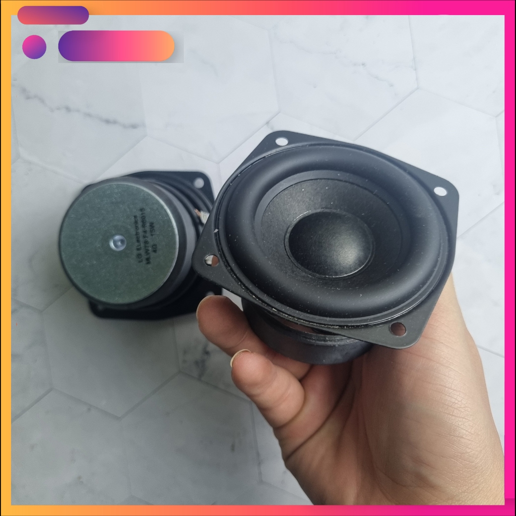 Củ loa trung trầm (Mid bass) LG 3inch 4Ohm 15W-30W mới, chuẩn , diy loa bluetoothh, loa máy tính ...