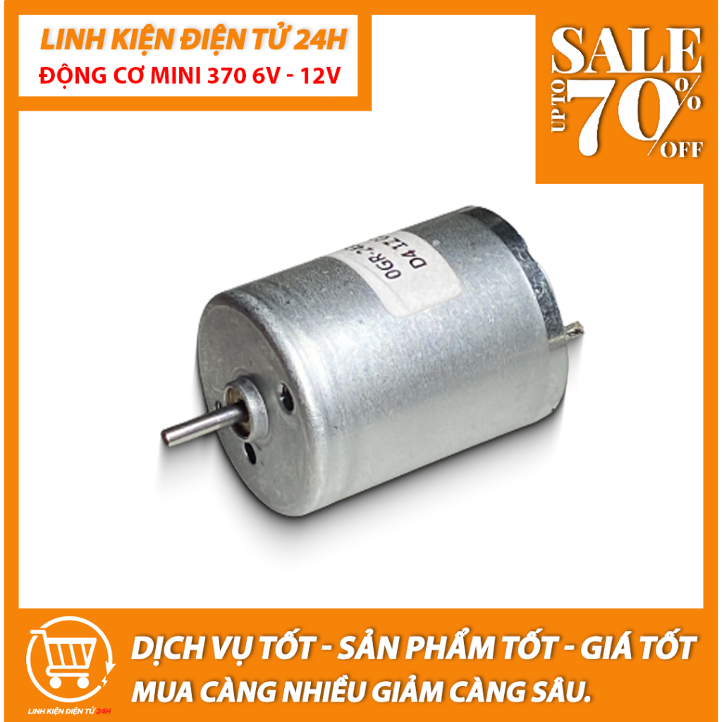 Động cơ motor mini DC 360 6V-12v LK0031 2 loại (Siêu êm) | Shopee Việt Nam