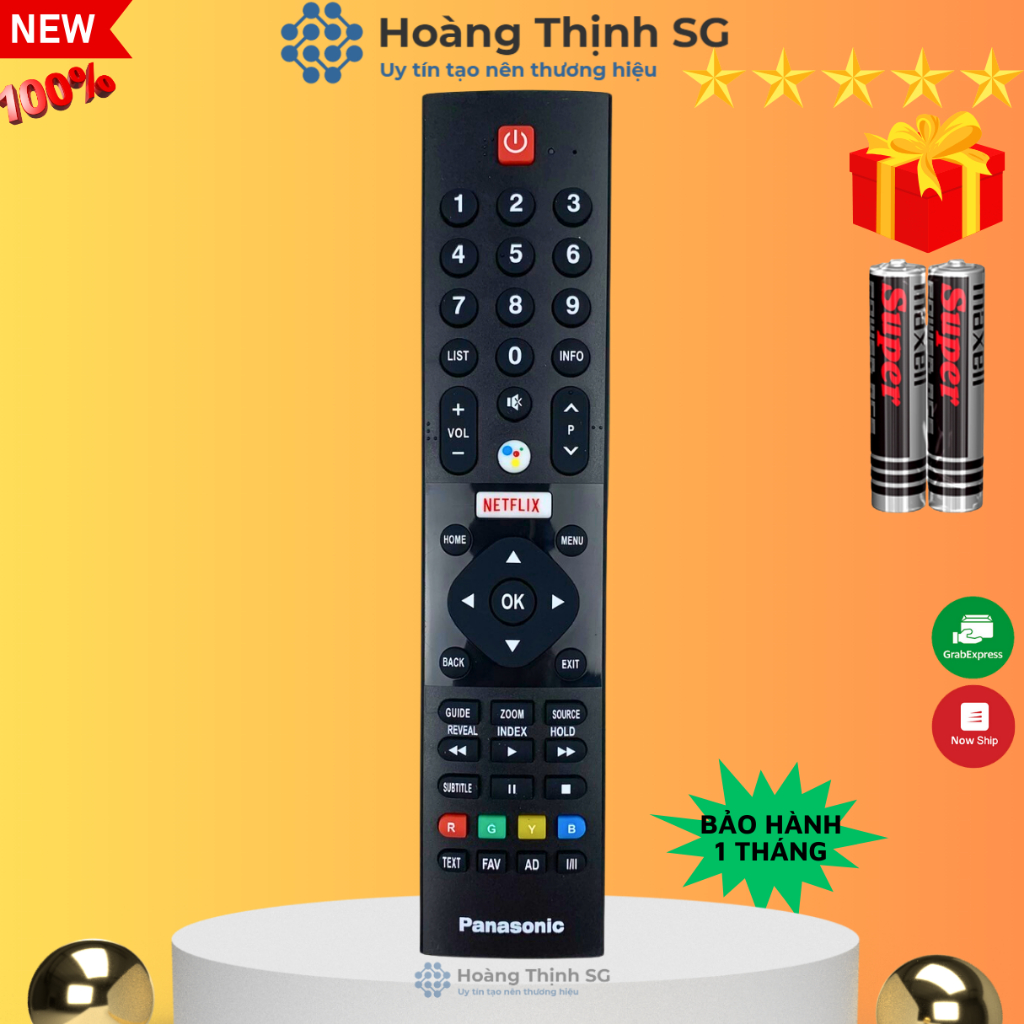 Remote điều khiển tivi Panasonic tìm kiếm bằng giọng nói, điều khiển TV ...