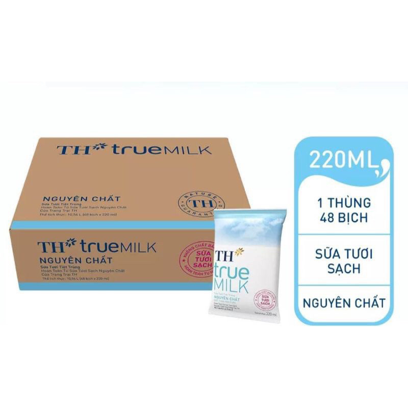 TH true milk 220ml | Shopee Việt Nam