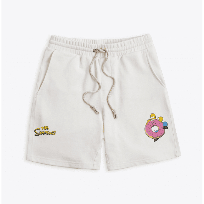 Quần Short Nam BOO Chất Liệu Nỉ Da Cá In Hình Donut The Simpsons ...