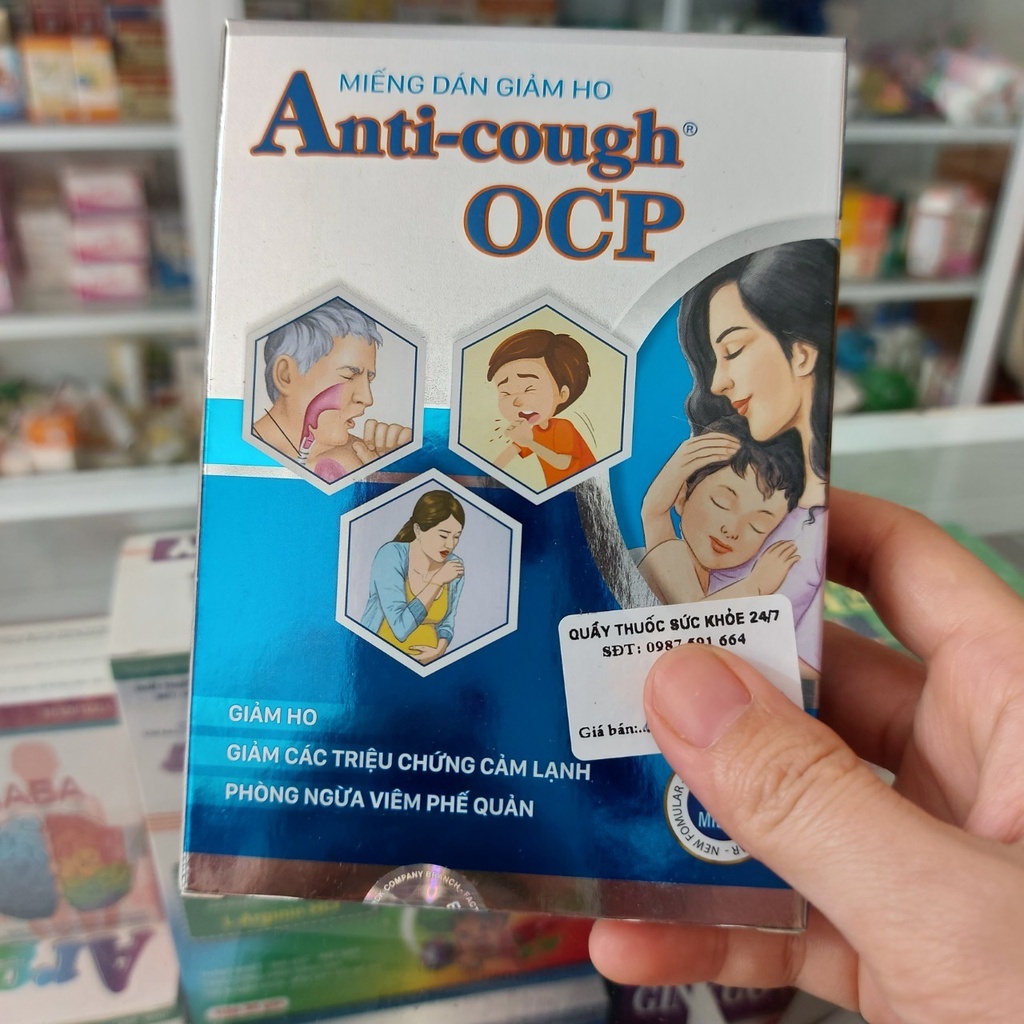 MIẾNG DÁN GIẢM HO ANT ICOUGH OCP HỘP 10 MIẾNG | Shopee Việt Nam