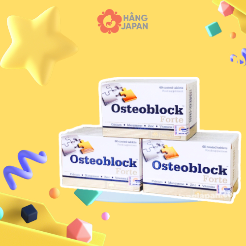 Canxi hữu cơ Osteoblock Forte bổ sung canxi, giúp xương chắc khỏe - Hộp ...