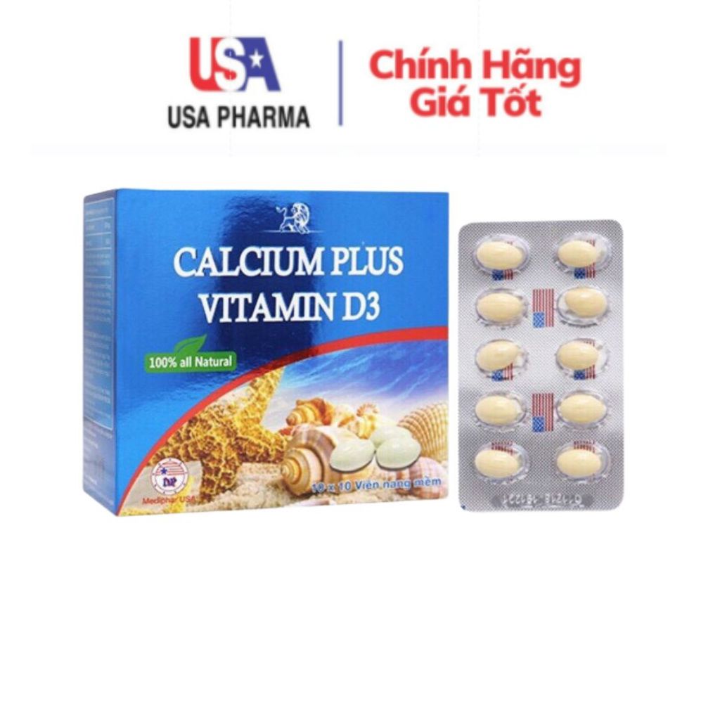 VIÊN UỐNG CALCIUM PLUS VITAMIN D3 - Hộp 100 viên | Shopee Việt Nam