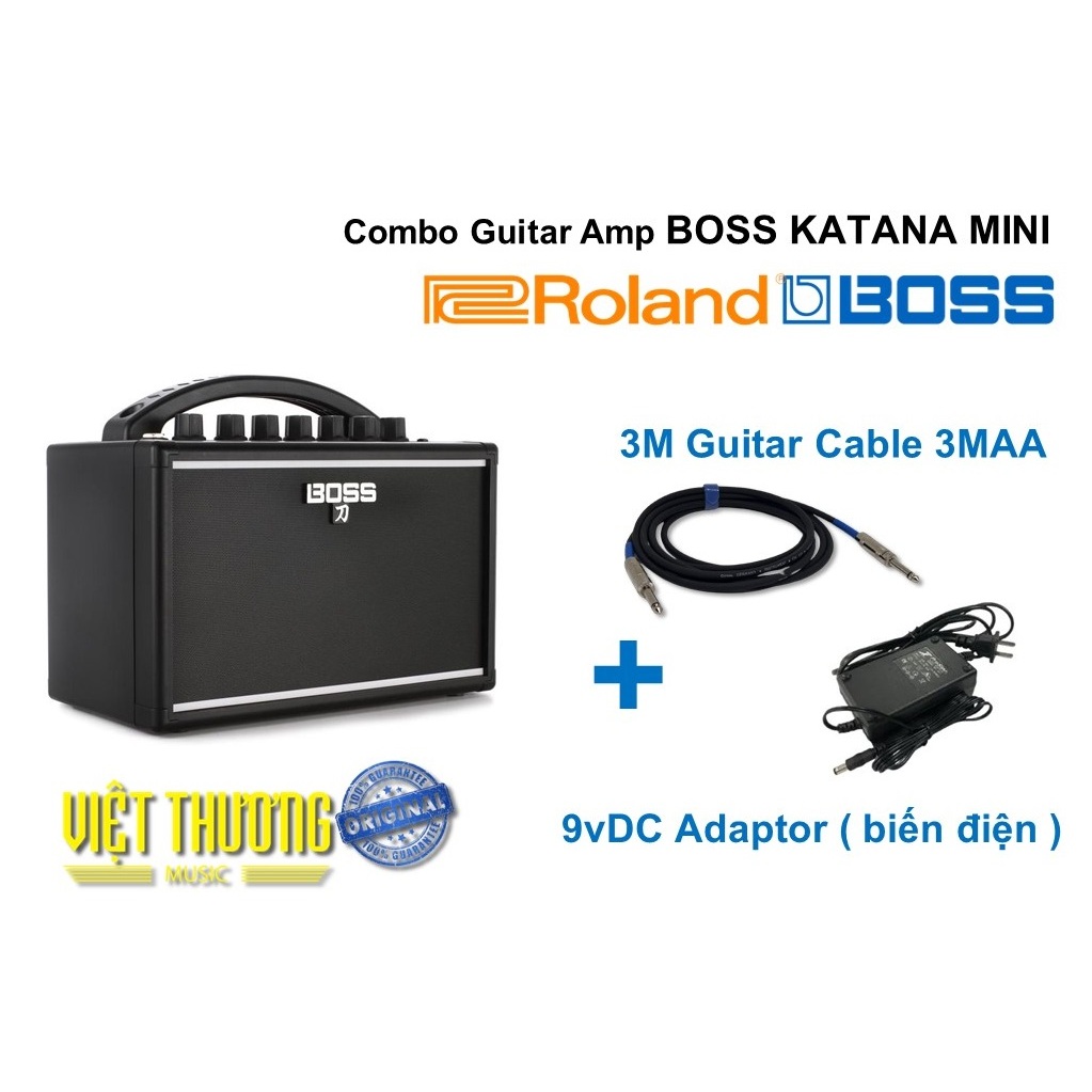 Loa dành cho guitar điện dùng pin Roland Boss chính hãng Katana MINI ...
