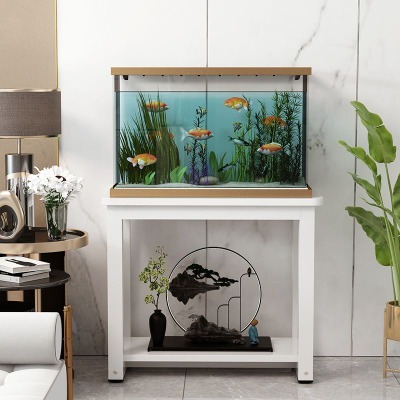 Kệ để bể cá, tủ bể cá bằng gỗ MDF nhập khẩu chân sắt hộp dày chịu tải ...