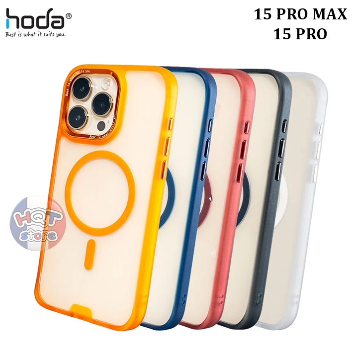 Ốp lưng nhám mờ HODA Rough Case MS cho IP 15 Pro Max / 15 Pro chống vân ...