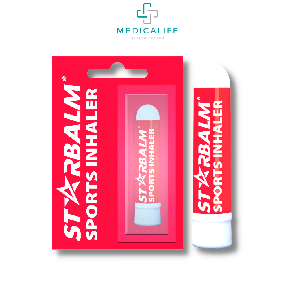 Chai hít Starbalm Sports Inhaler 1,1g ống hít giúp thông mũi, hít thở ...