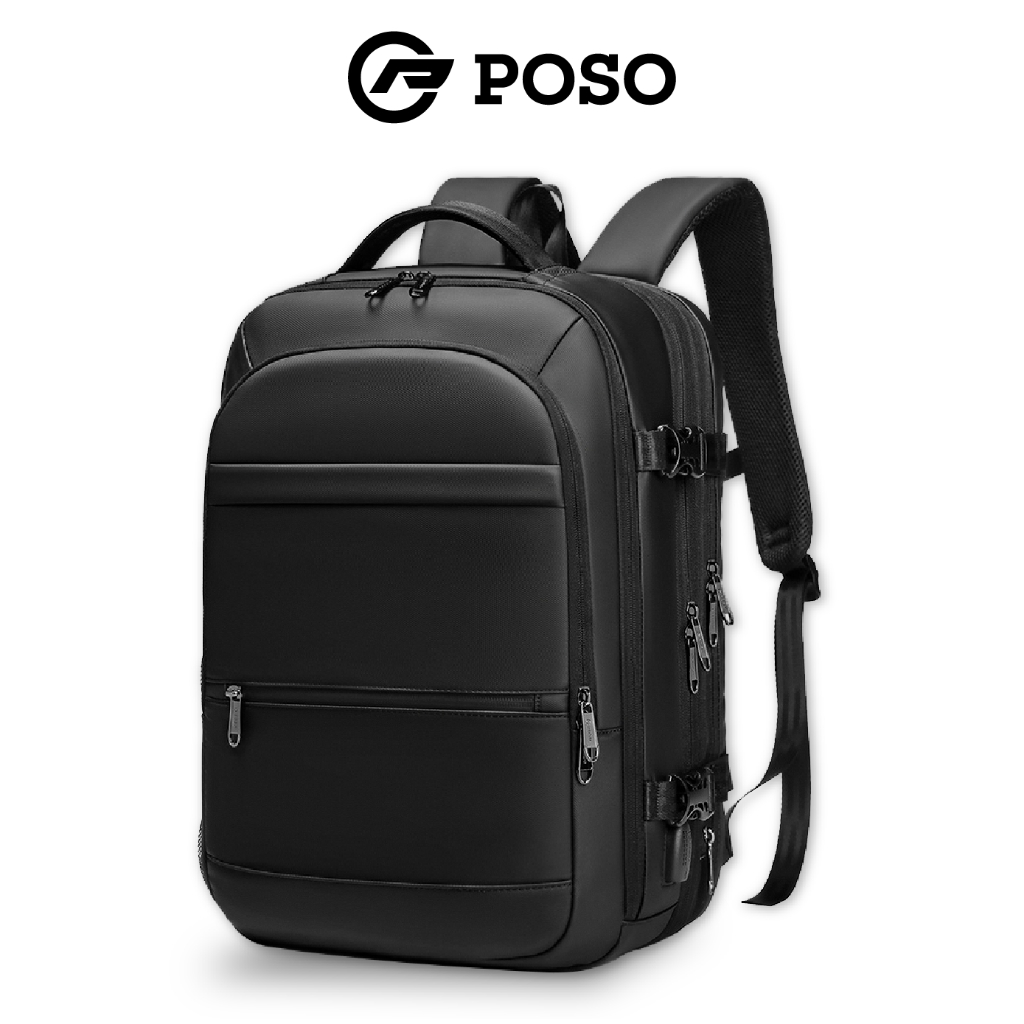 Balo laptop 17.3 inch POSO 660 4 ngăn cao cấp, chống trộm | Shopee Việt Nam