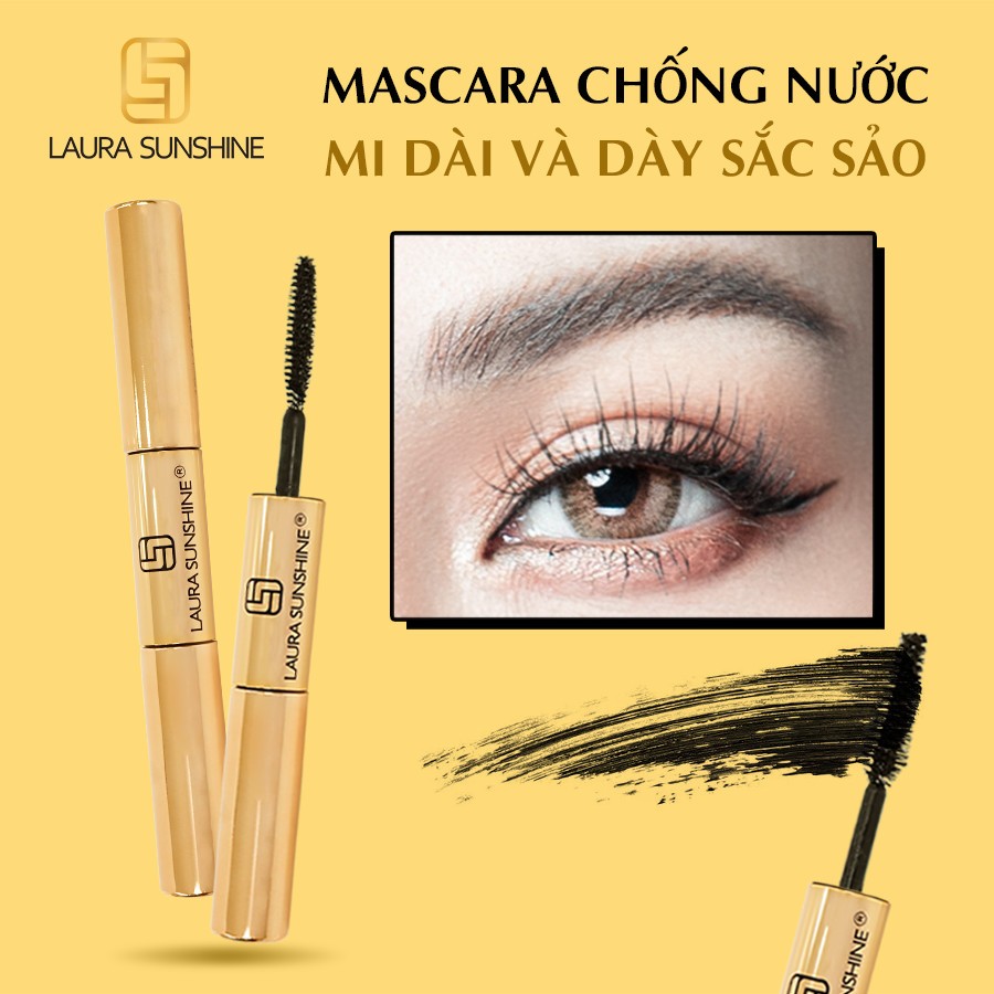 Chuốt Mi 2 đầu Hàn Quốc - Golden Dual Mascara Laura Sunshine | Shopee ...