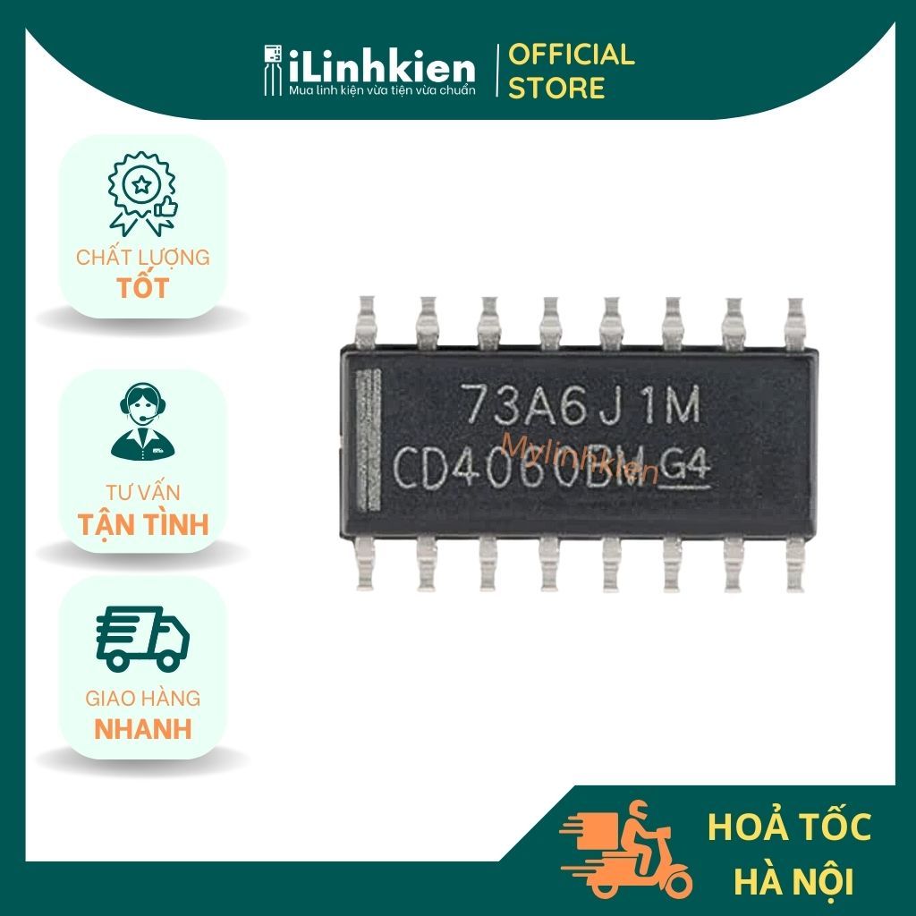IC CD4060BM SOP-16 chính hãng TI | Shopee Việt Nam