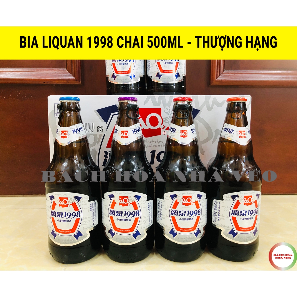 [Thùng 12C] Bia Liquan 1998 Thơm Ngon, Chai 500ml, Hàng Chuẩn, Bia liquan Trung Quốc, Đóng Gói ...
