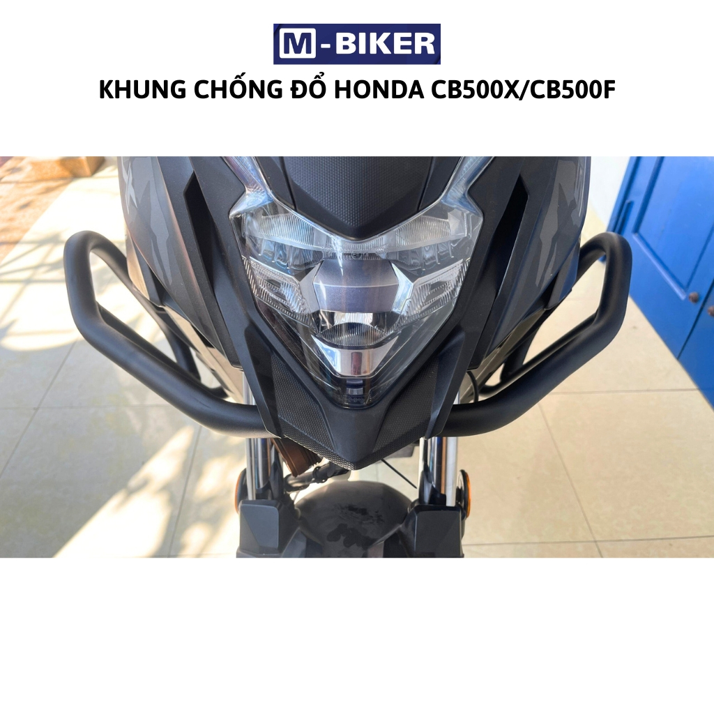 Khung chống đổ honda cb500x/cb500f hàng chính hãng mbiker | Shopee Việt Nam