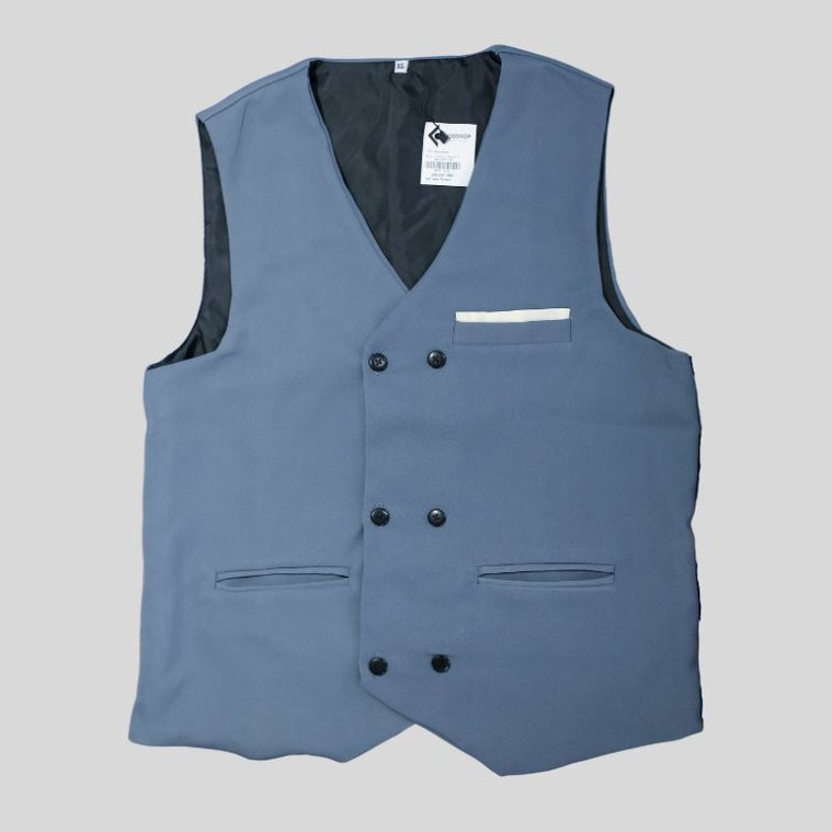 Áo gile phối túi trắng KING ghile nam 4 nút form rộng phối vest cao cấp ...