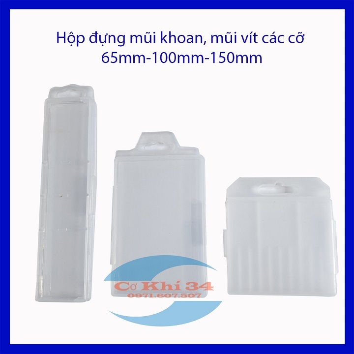 Hộp nhựa đựng mũi khoan, mũi vít các kích cỡ 65mm-100mm-150mm tiện dụng | Shopee Việt Nam